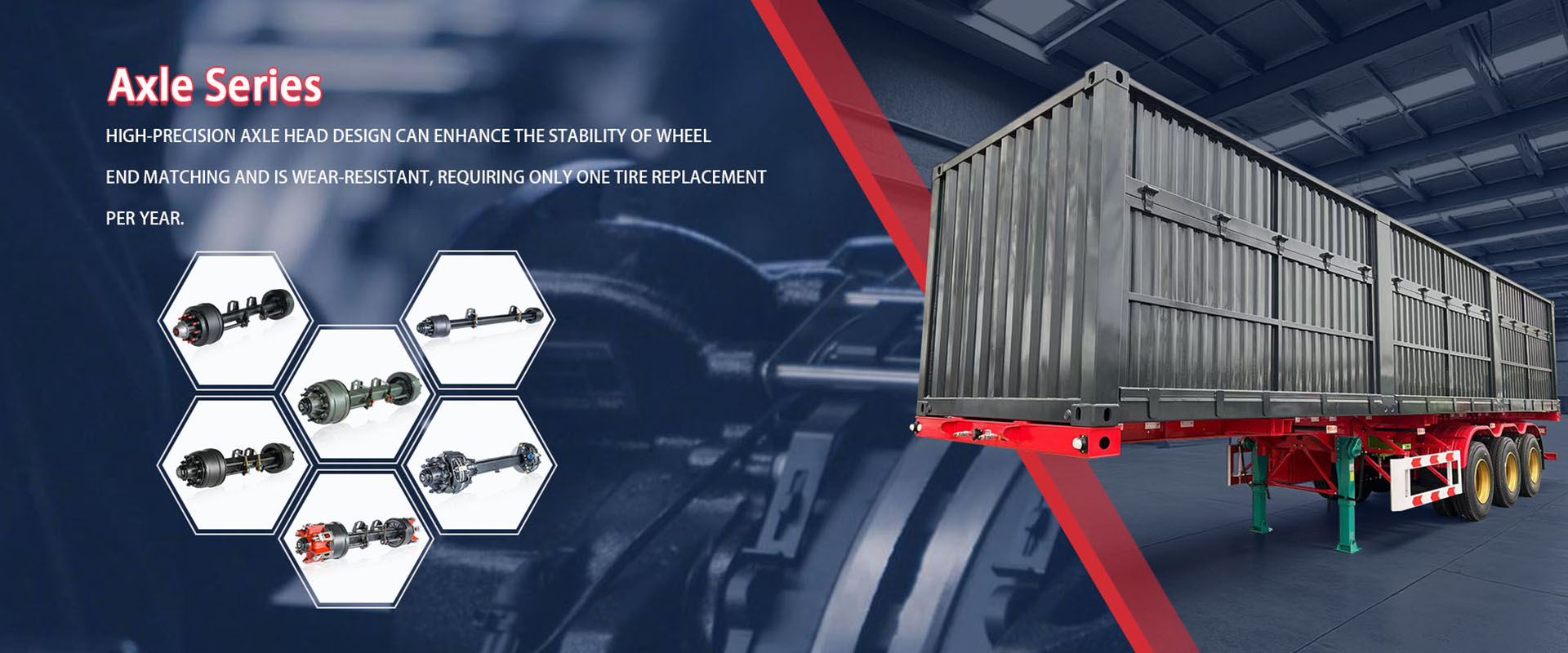 Semi-trailer axles